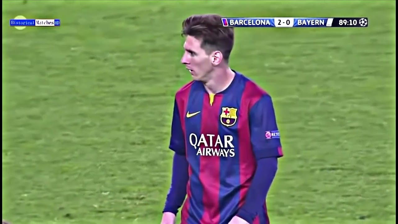 Messi vs Bayern 2015 UCL SEMI FINAL CLIP FOR EDIT 4K 🤤🤤🤤🤤 - YouTube