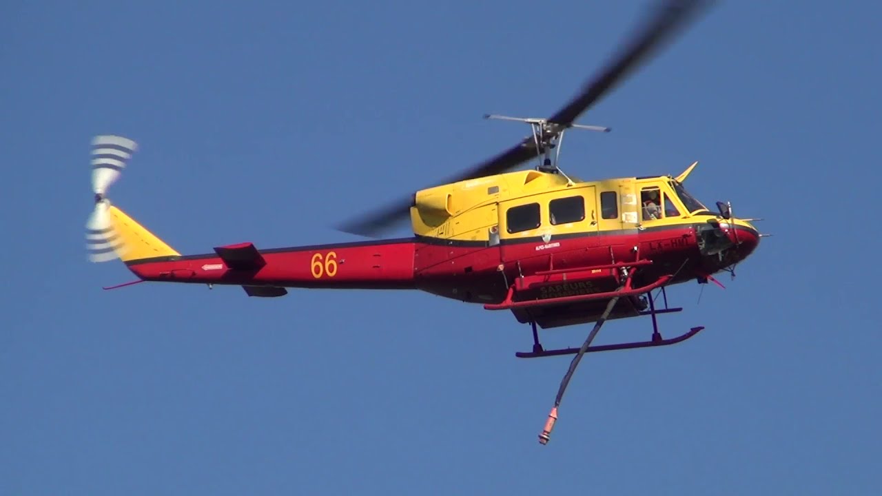 Bell 212s & AS350 -- 2016 Fire Season - YouTube