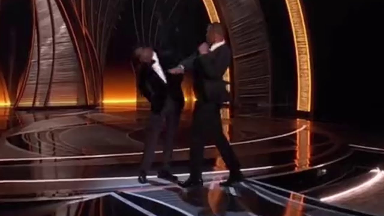 Will Smith Punches Chris Rock at The Oscars - YouTube