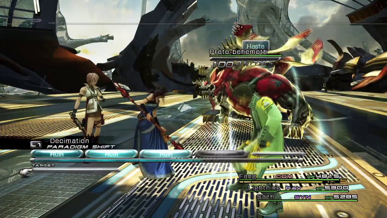 Final fantasy 13 : (ps3) : part 122 : Eden : 2 of 4 - YouTube