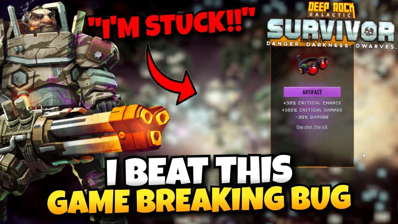Even a Game Breaking Bug could NOT STOP This Juggernaut | Deep Rock ...