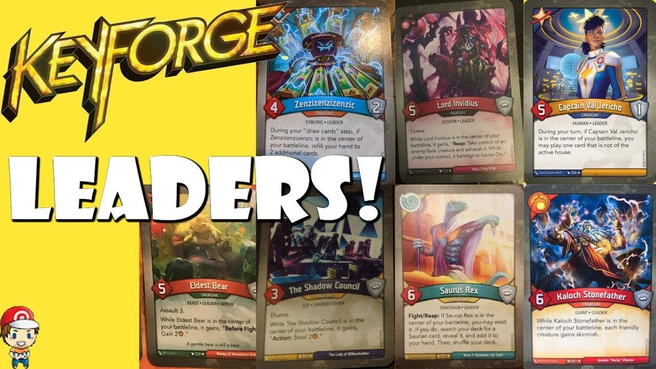 Keyforge Leaders Revealed! They Love Being in the Middle! (New Keyforge ...