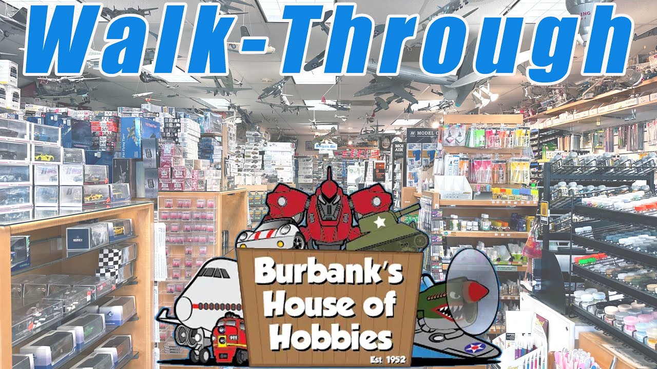 Burbank's House of Hobbies -Full Walk through Hobby Store Tour - YouTube