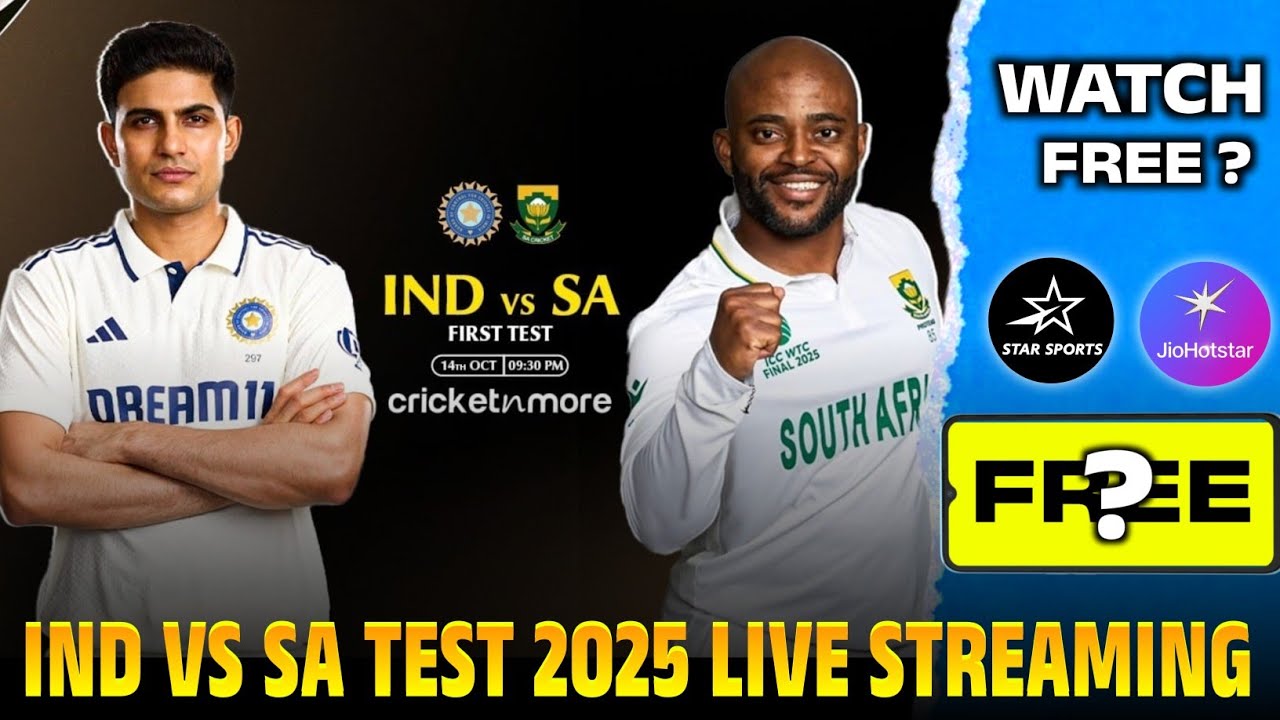 India vs South Africa Live Match Today | IND VS SA Test Series Live ...