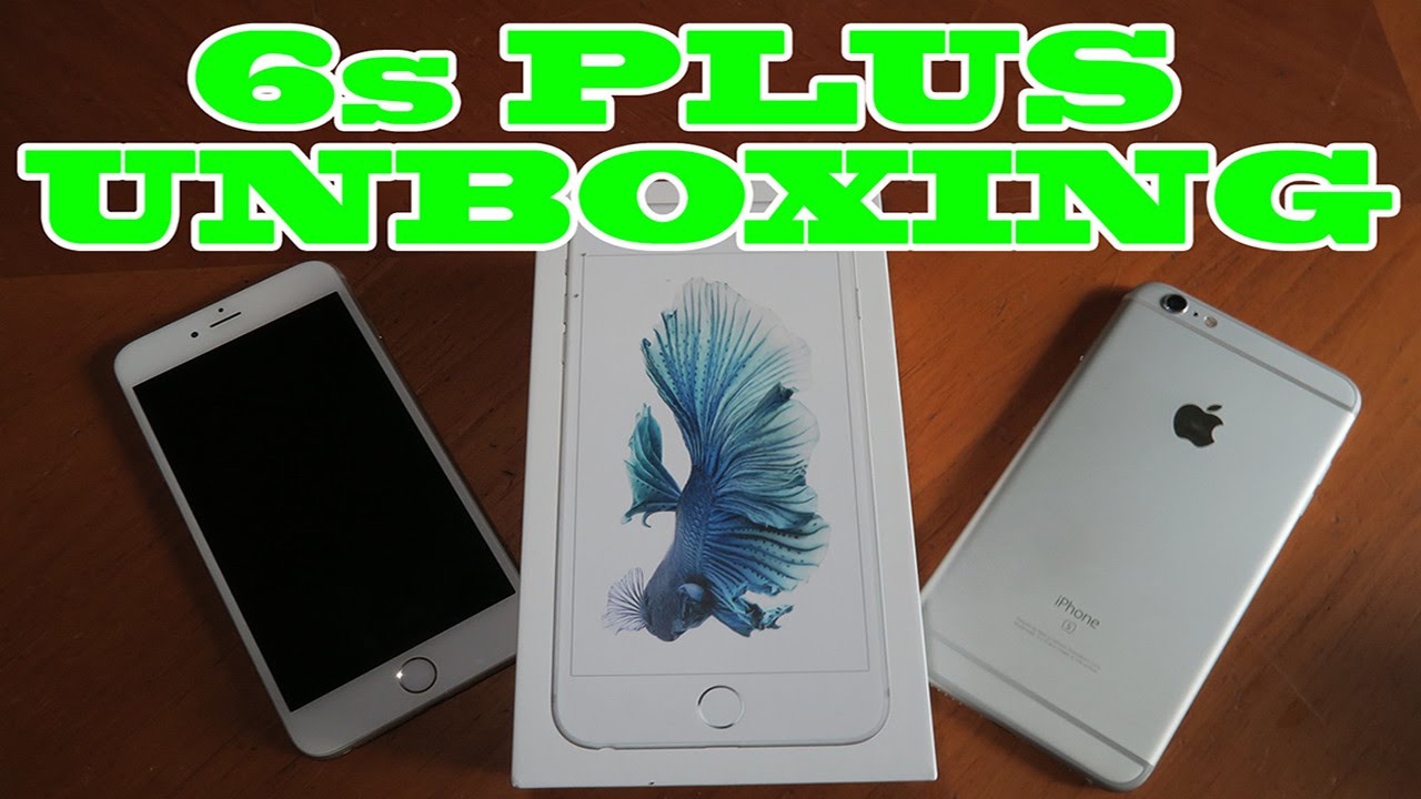 IPHONE 6s PLUS UNBOXING!! - YouTube