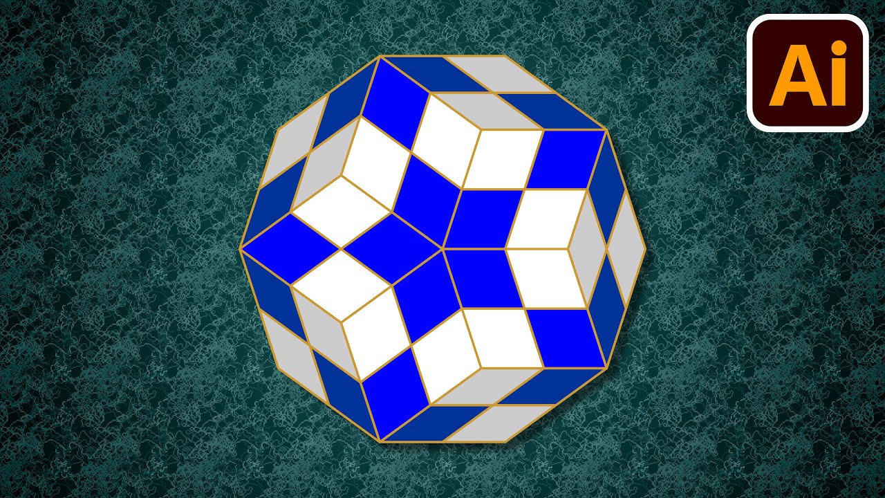 Decoration | Pattern design | Adobe illustrator tutorials | 208 - YouTube