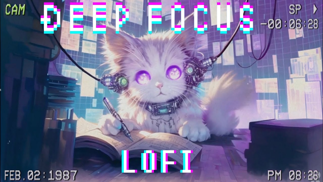 Deep Focus Loft Study: Lofi Beats with Loft Cat Luna 🐱📘 | Ultimate ...