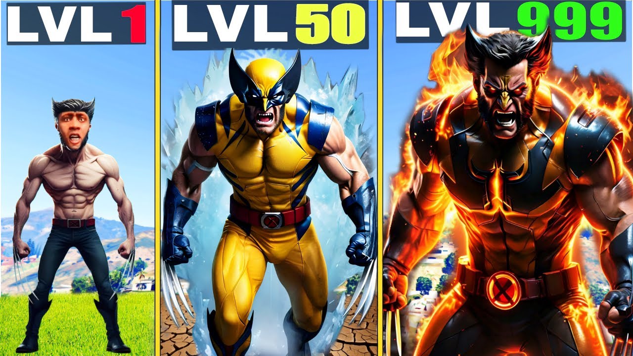 GTA 5 : Level 1 WOLVERINE to Level 1,000,000,000 WOLVERINE in GTA5 ...