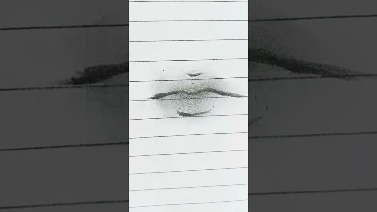 how to draw korean lips - YouTube
