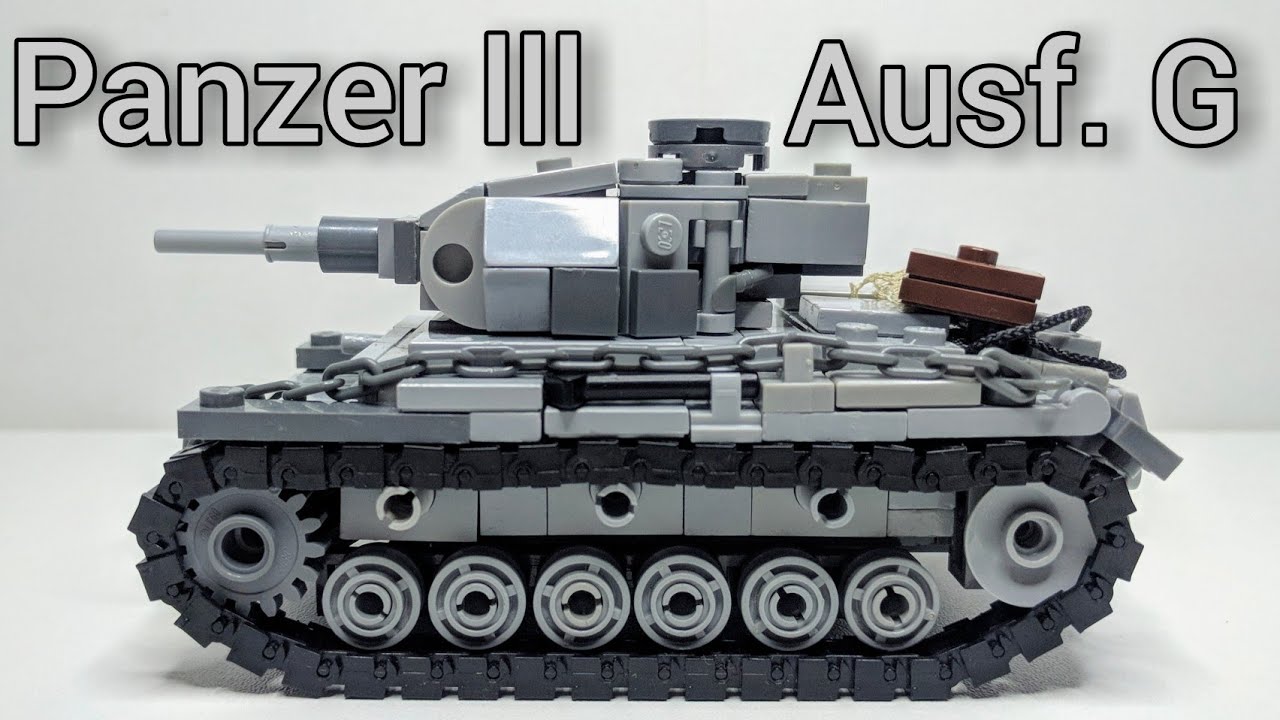 LEGO MOC Panzer 3 G instructions | ЛЕГО MOC Panzer 3 G инструкция - YouTube