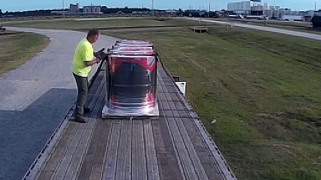 #13 Tarping Skidded Coils The Life of an Owner Operator Flatbed Truck ...