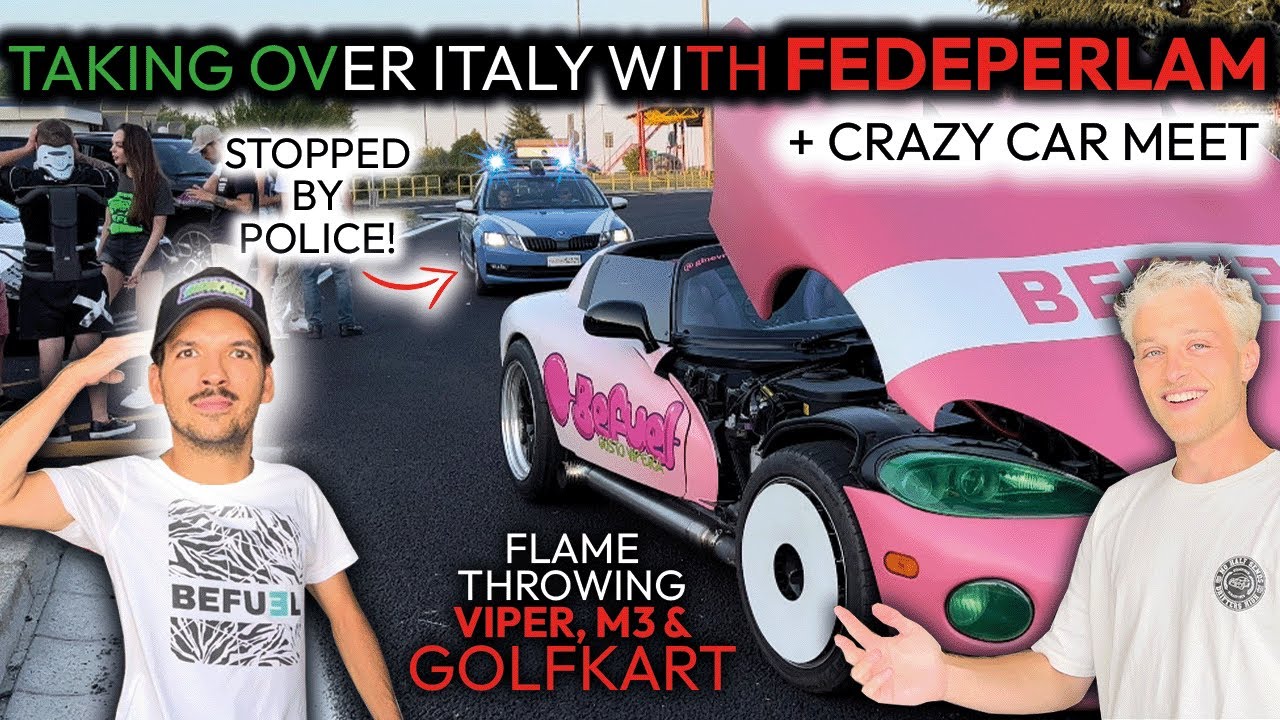 BEST CAR MEET EVER & meeting the CRAZIEST GUY in Italy with the SICKEST ...