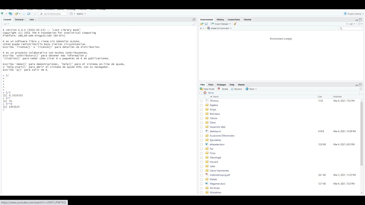 Curso de R desde Cero, Clase 1, Instalación de R y R Studio en Windows ...