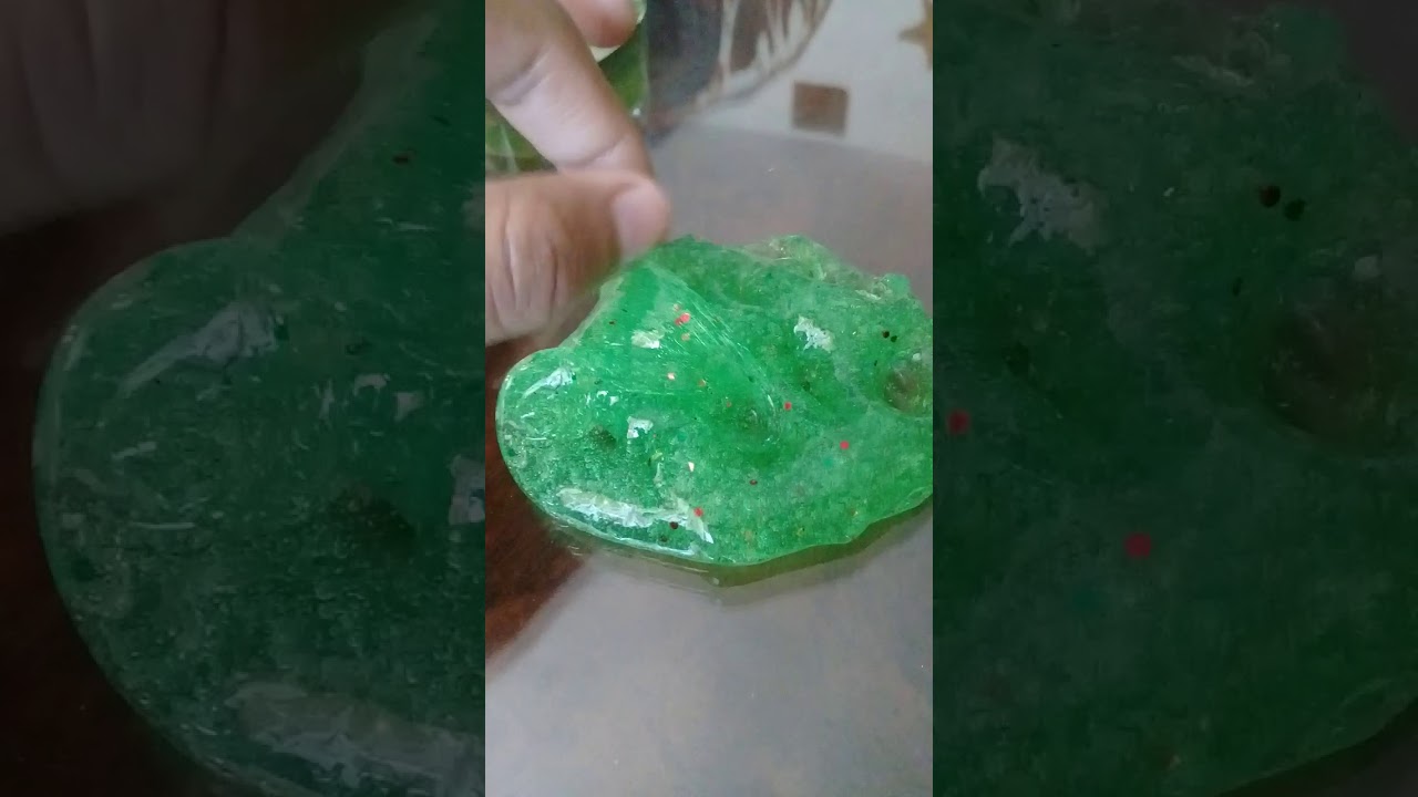 Slime verde🍏🍏🍏🍏🍏 - YouTube