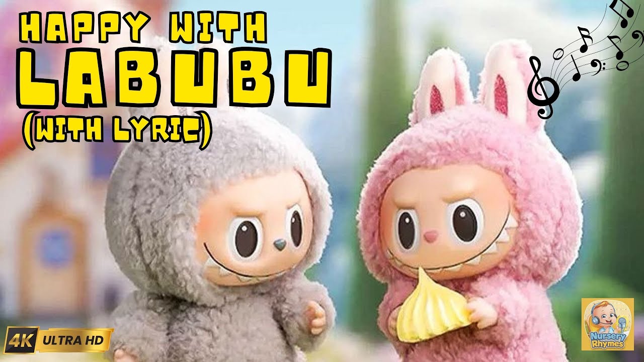 Happy with Labubu | Labubu Song | Labubu Songs with Lyric | Nursery Rhymes - YouTube