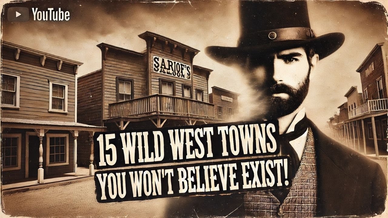 15 Legendary Wild West Towns You Must See! Rare Historical Photos - YouTube