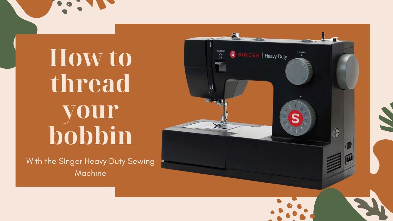 How to Thread the Bobbin on a Singer Sewing Machine! #sewingtutorial #beginnersewing - YouTube