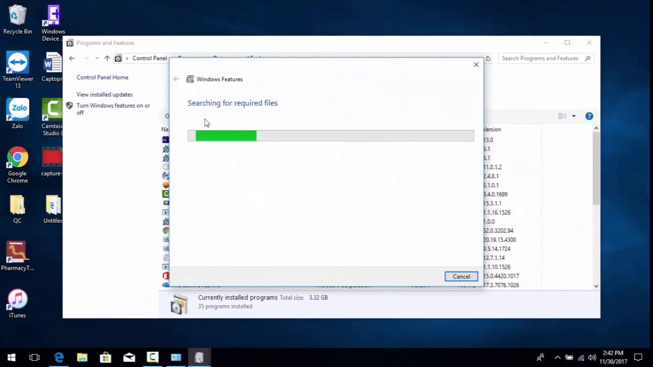 How To Enable .NET Framework 2.0 and 3.5 in Windows 10 and 8.1 - YouTube