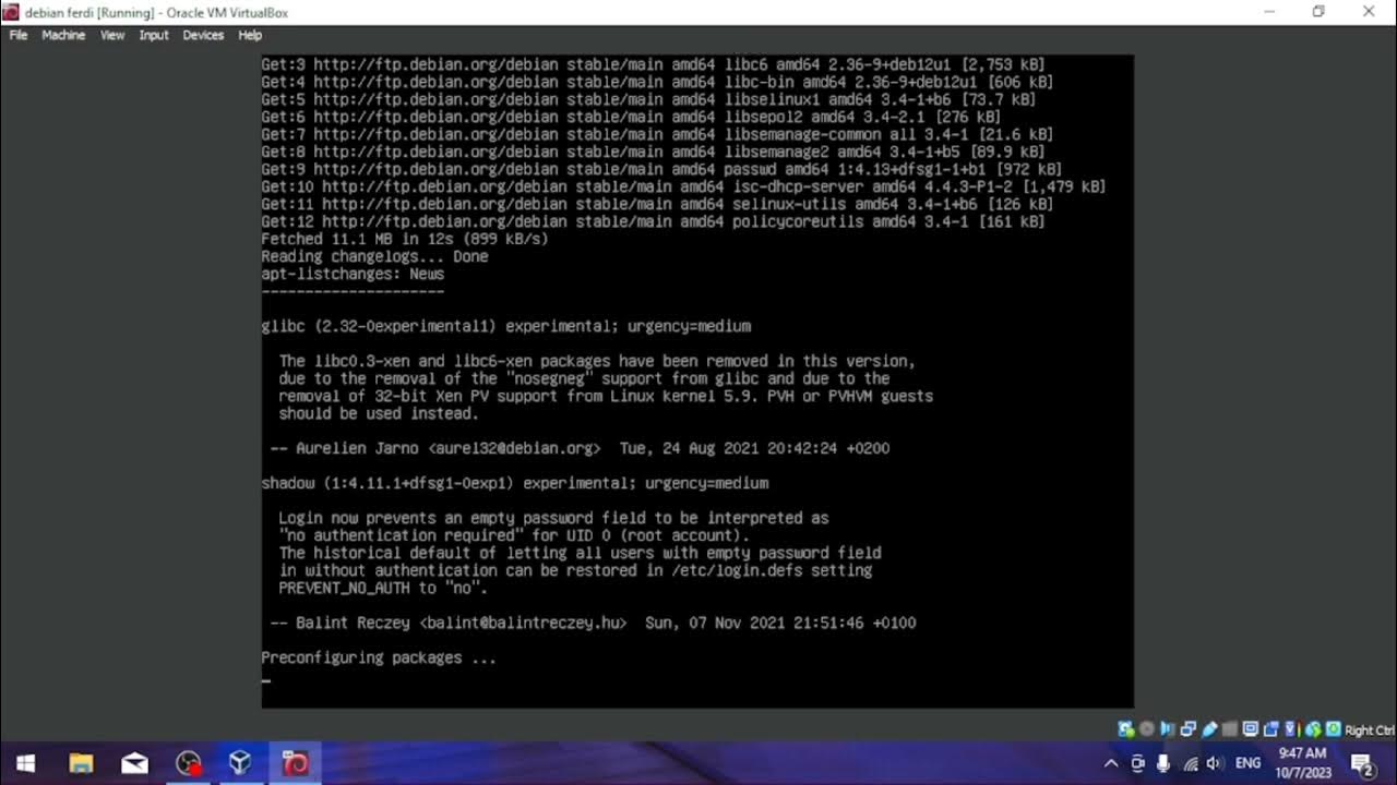 Cara konfigurasi DHCP server di Debian 11 - YouTube