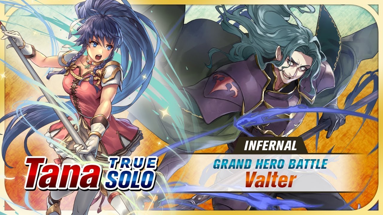 [FEH] Tana True Solo - GHB Valter: Dark Moonstone (Infernal) - YouTube