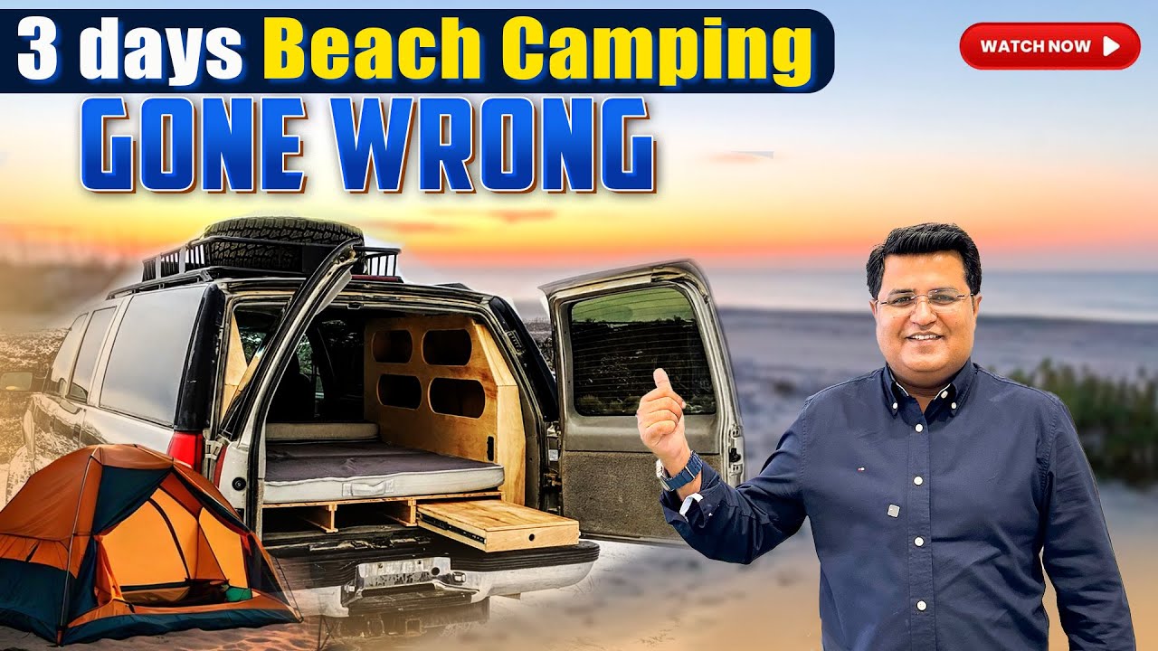 3 days beach Camping Gone Wrong | ab Kia karen? 🤔 - YouTube