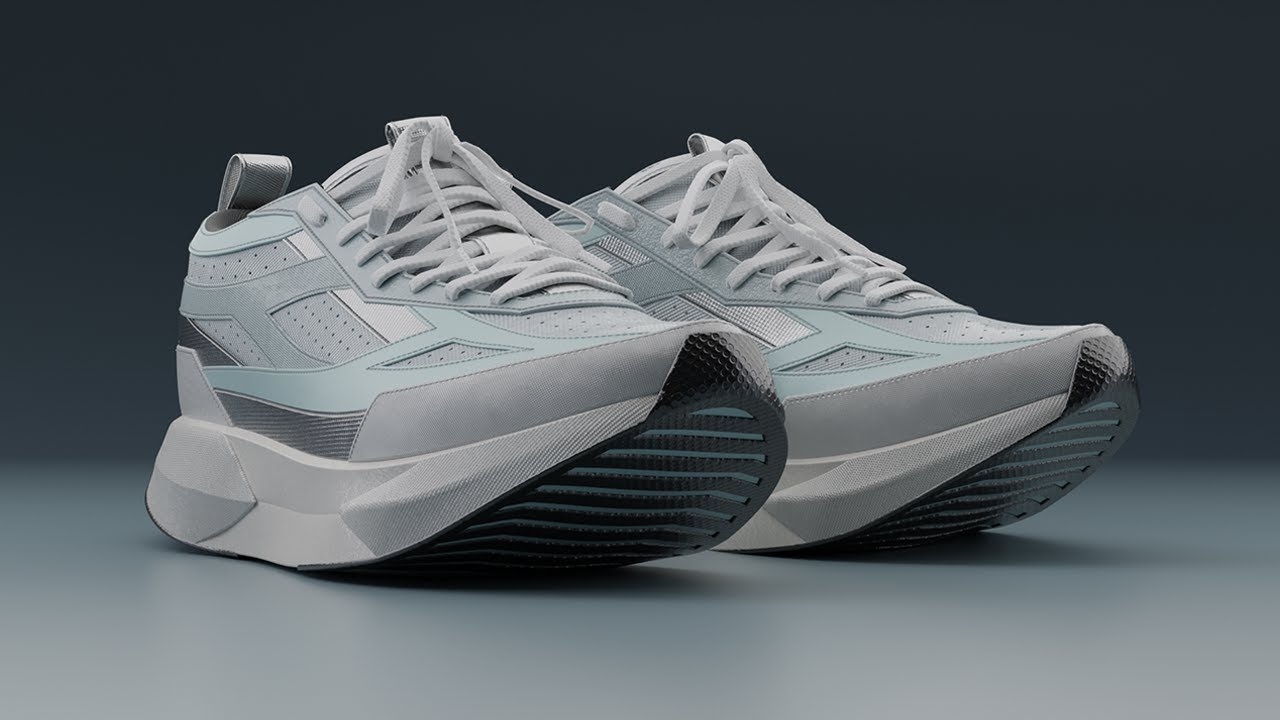 Making Running shoes - Clo3d, Marvelous Designer - YouTube