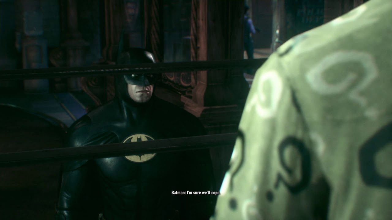 BATMAN™: ARKHAM KNIGHT* Riddler is in jail - YouTube