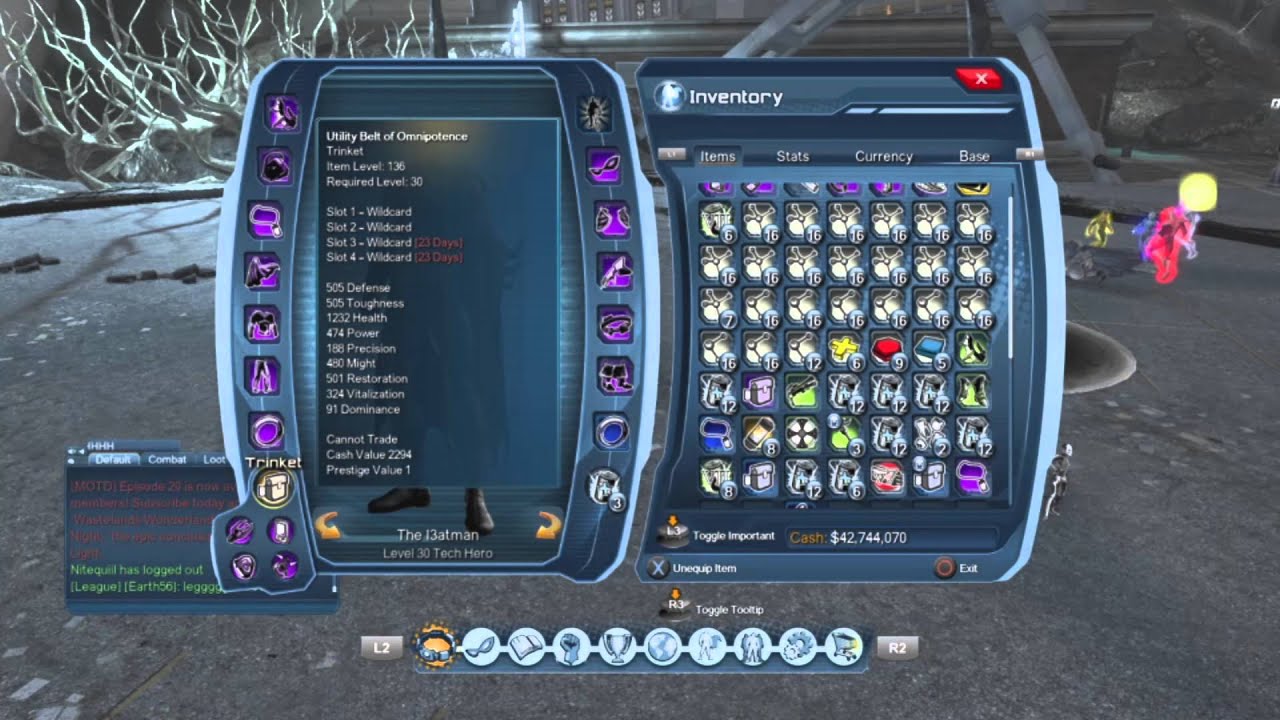 DCUO - The Batman Gets The Utility Belt of Omnipotence (OP Utility Belt ...