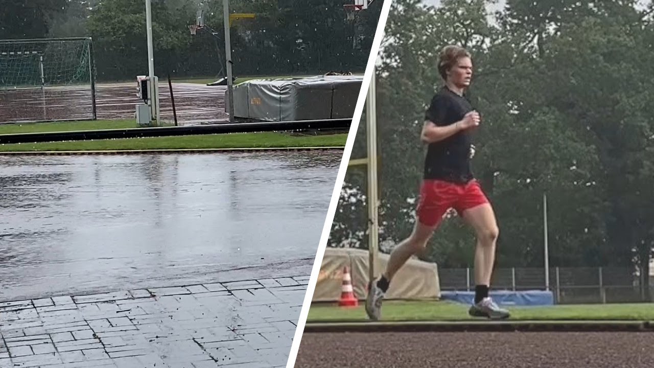 INSANE RAIN TRACK WORKOUT!! - Running Vlog | Ultimaterunning - YouTube