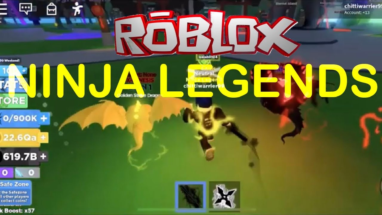 ROBLOX || NINJA LEGENDS || GAME PLAY|| AARYA - YouTube