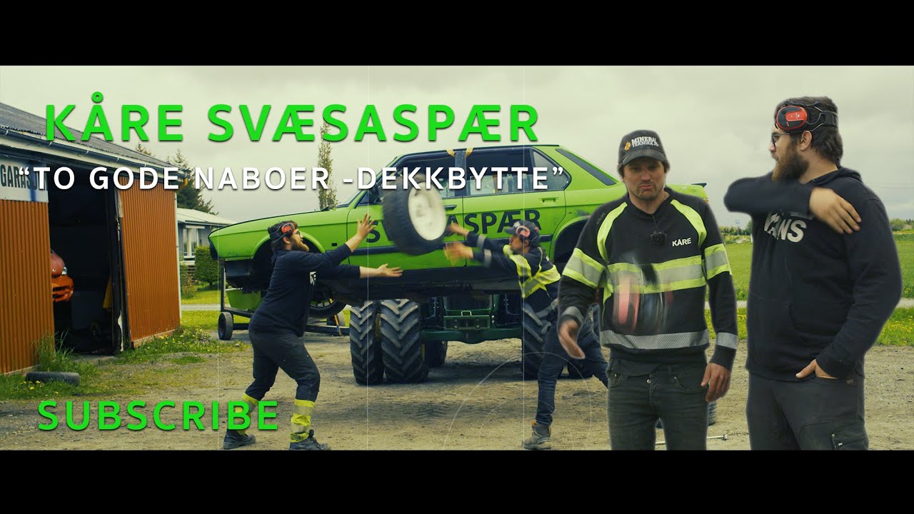 KÅRE SVÆSASPÆR -To gode naboer, dekkbytte - YouTube