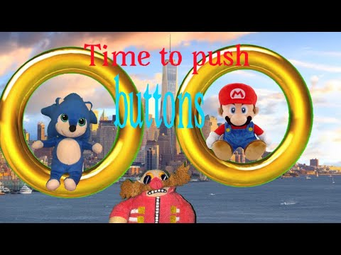 Time to push buttons Sonic movie in plush Version - YouTube