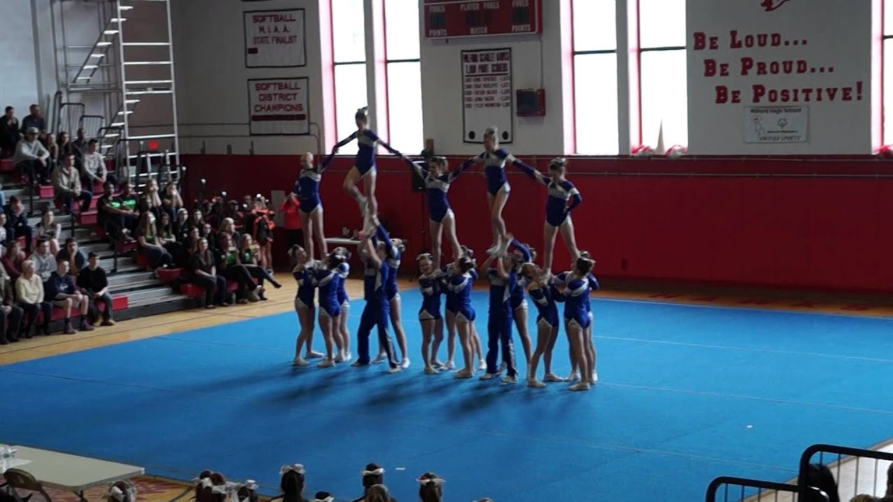 AHS cheerleading Hock champs - YouTube