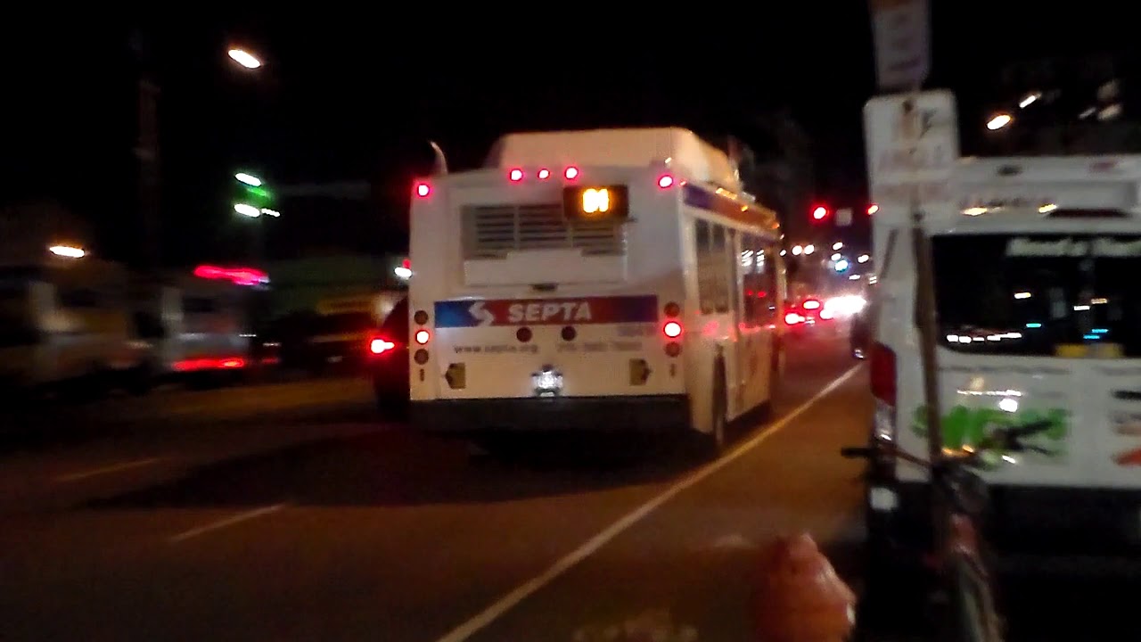 SEPTA BUS: HYBRID NEW FLYER DE40LF 5849H ON ROUTE: 64 - YouTube