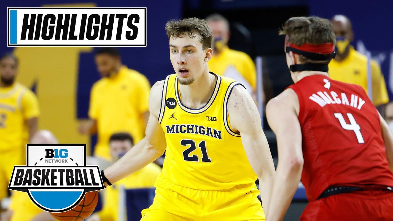 Rutgers at Michigan | Wagner Scores 16 Against Scarlet Knights | Feb ...