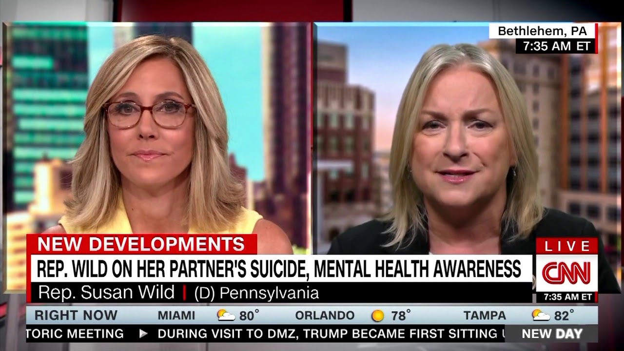 Rep. Susan Wild on CNN's New Day Discussing Mental Health Awareness ...