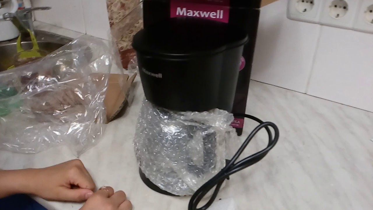 Крапельна кавоварка MAXWELL MW-1657 BK - YouTube