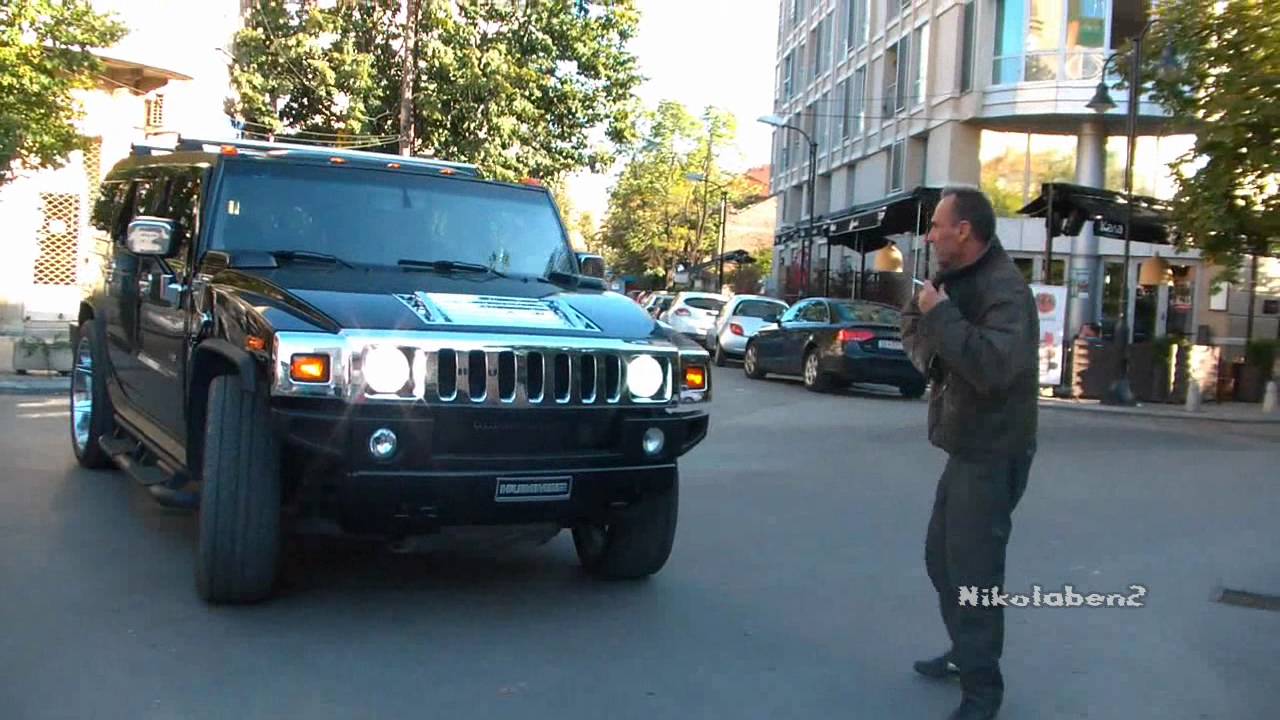 Drunk Man and Hummer H2 - YouTube
