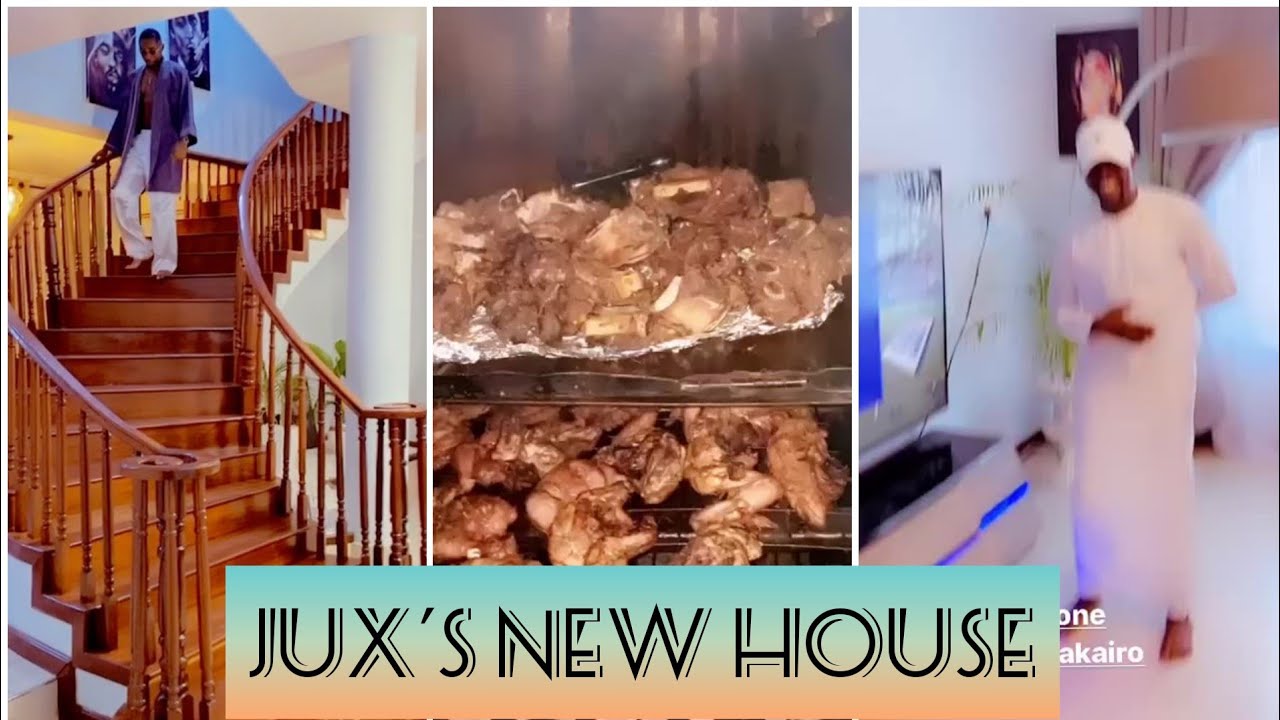 JUMA JUX shows off his NEW muti-million HOUSE//see how he did a ...