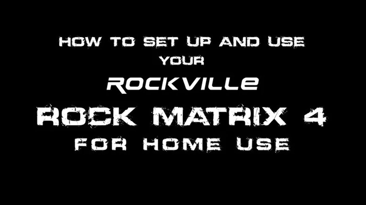 How to Set Up Your Rock Matrix 4 Multi Source Audio Matrix Amplifier ...