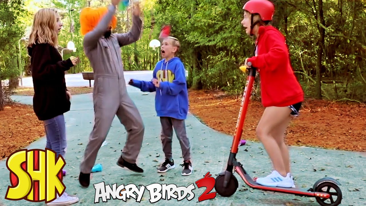 Noah's New Angry Birds 2 Rage Rider Scooter | SuperHero Kids - YouTube