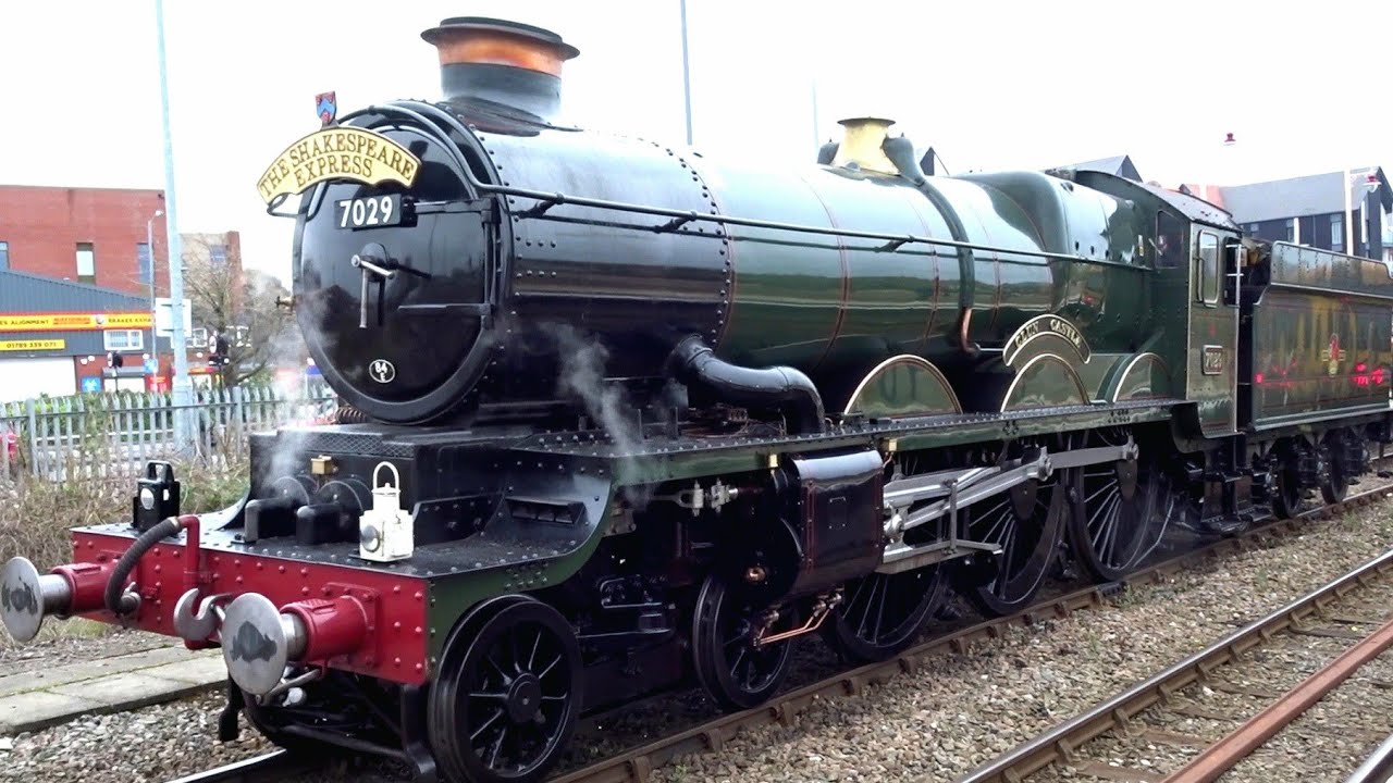 CLUN CASTLE GWR 4073 CLASS 7029 4-6-0 LOCOMOTIVE AS THE SHAKESPEARE ...