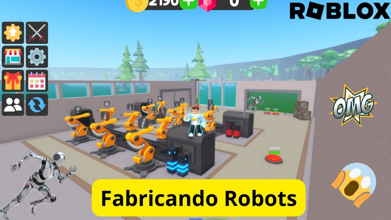 ¡Desata el caos robótico! Construyendo mi Fábrica Épica en #roblox ...