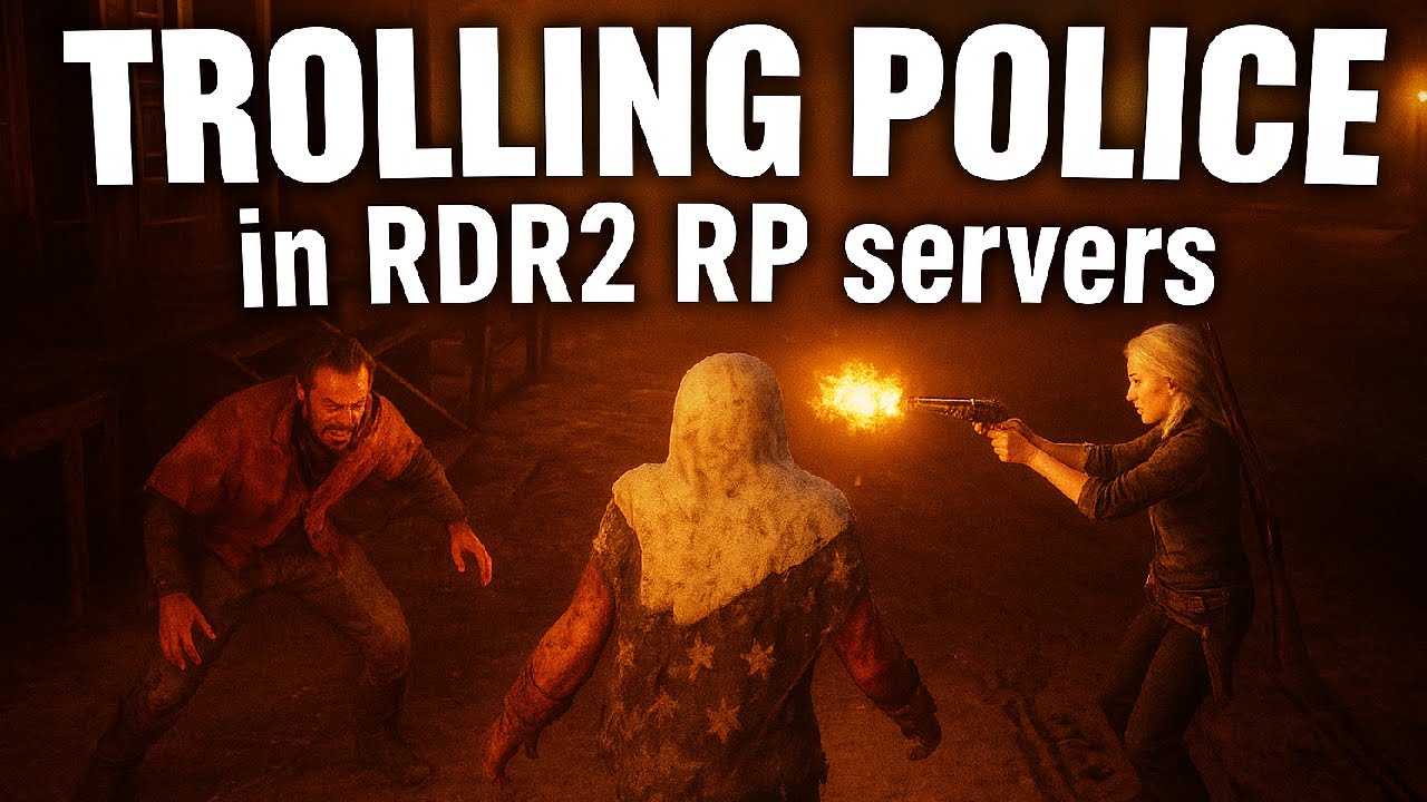 Trolling Police in RDR2 Rp Severs - YouTube