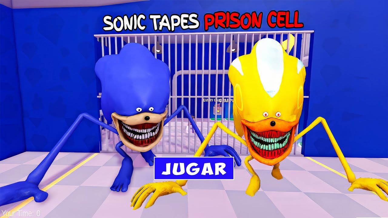 Jugando con Super Sonic Tapes en Sonic Tapes Prison Run. Todos los ...