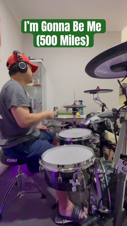 The Proclaimers - I’m Gonna Be Me (500 Miles) - Drum Cover #shorts # ...