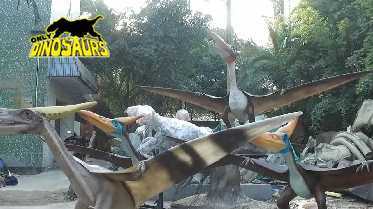 Realistic Animatronic Dinosaur Project for Italian clients 2017 - YouTube