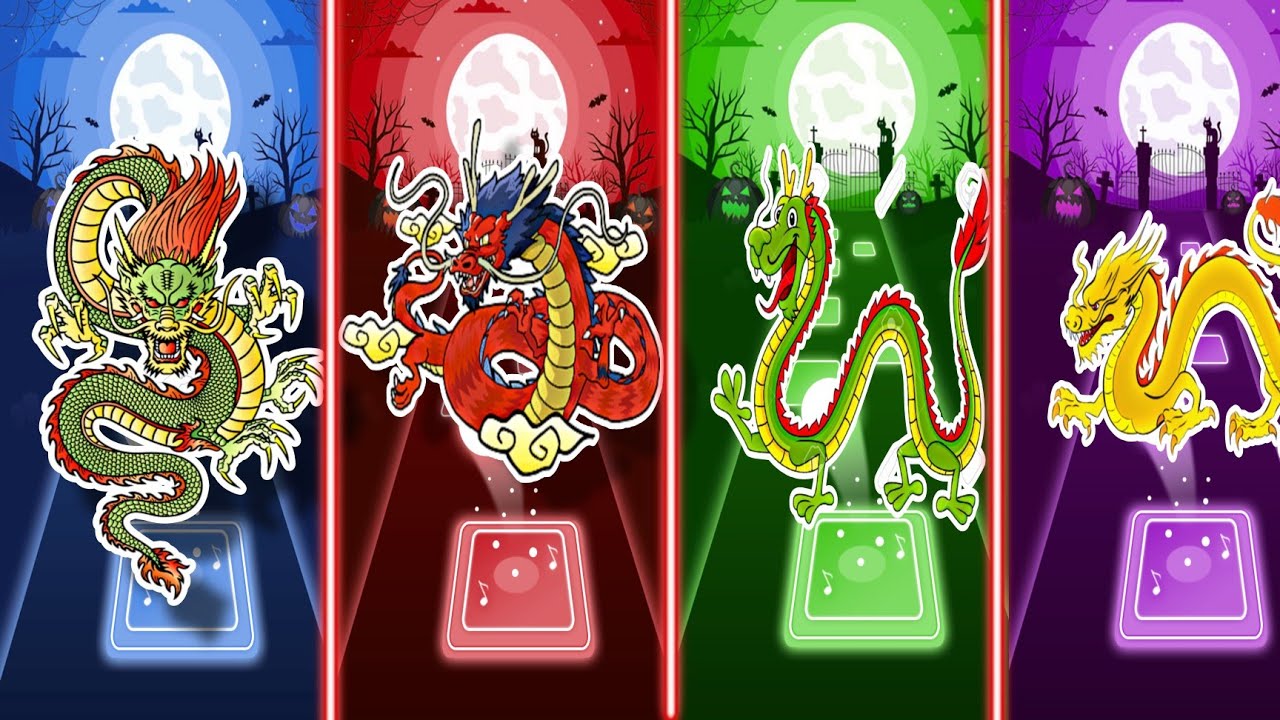 Green Dragon vs Red Dragon vs Yellow Dragon vs Orange Dragon # ...