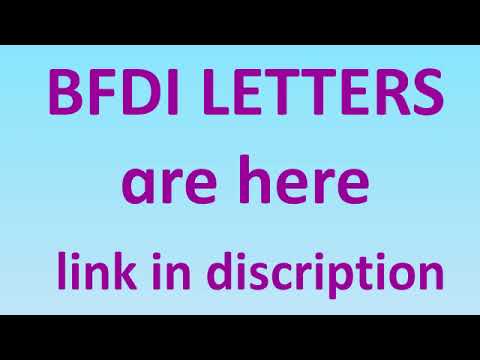 bfdi letters are here - YouTube