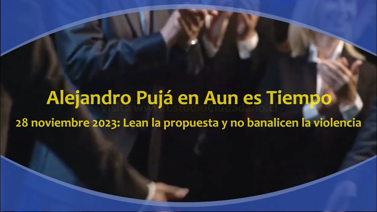 Alejandro Pujá en Aun es Tiempo: Lean la propuesta y no banalicen la violencia. - YouTube